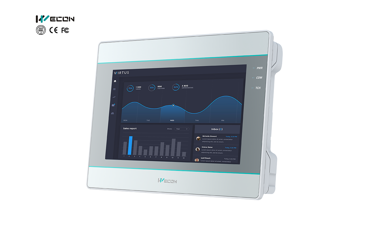 7inch PI3070ie HMI - Wecon PLC
